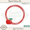 Apple Circle Frame - Studio Ilustrado
