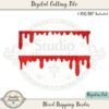 Blood Dripping Border - Studio Ilustrado