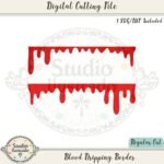Blood Dripping Border - Studio Ilustrado