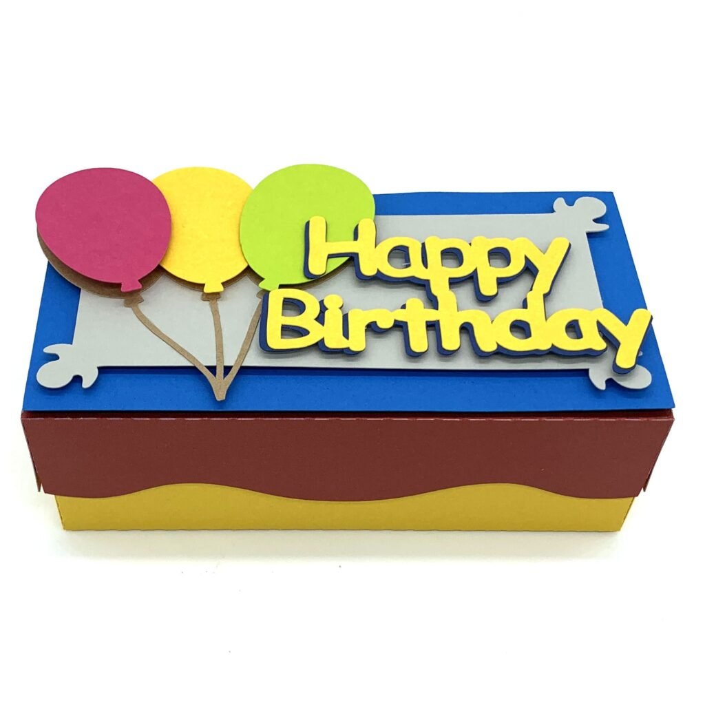 Happy Birthday Balloons Box - Studio Ilustrado