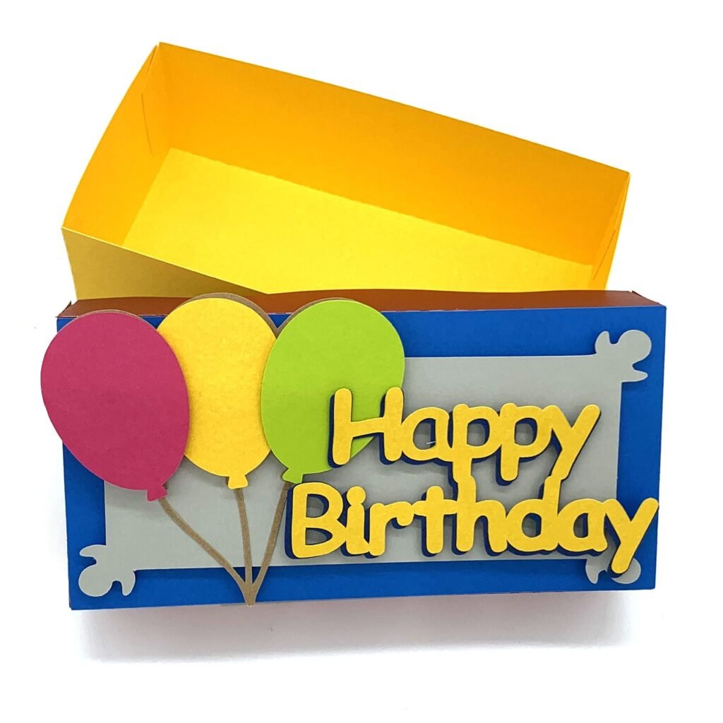 Happy Birthday Balloons Box - Studio Ilustrado