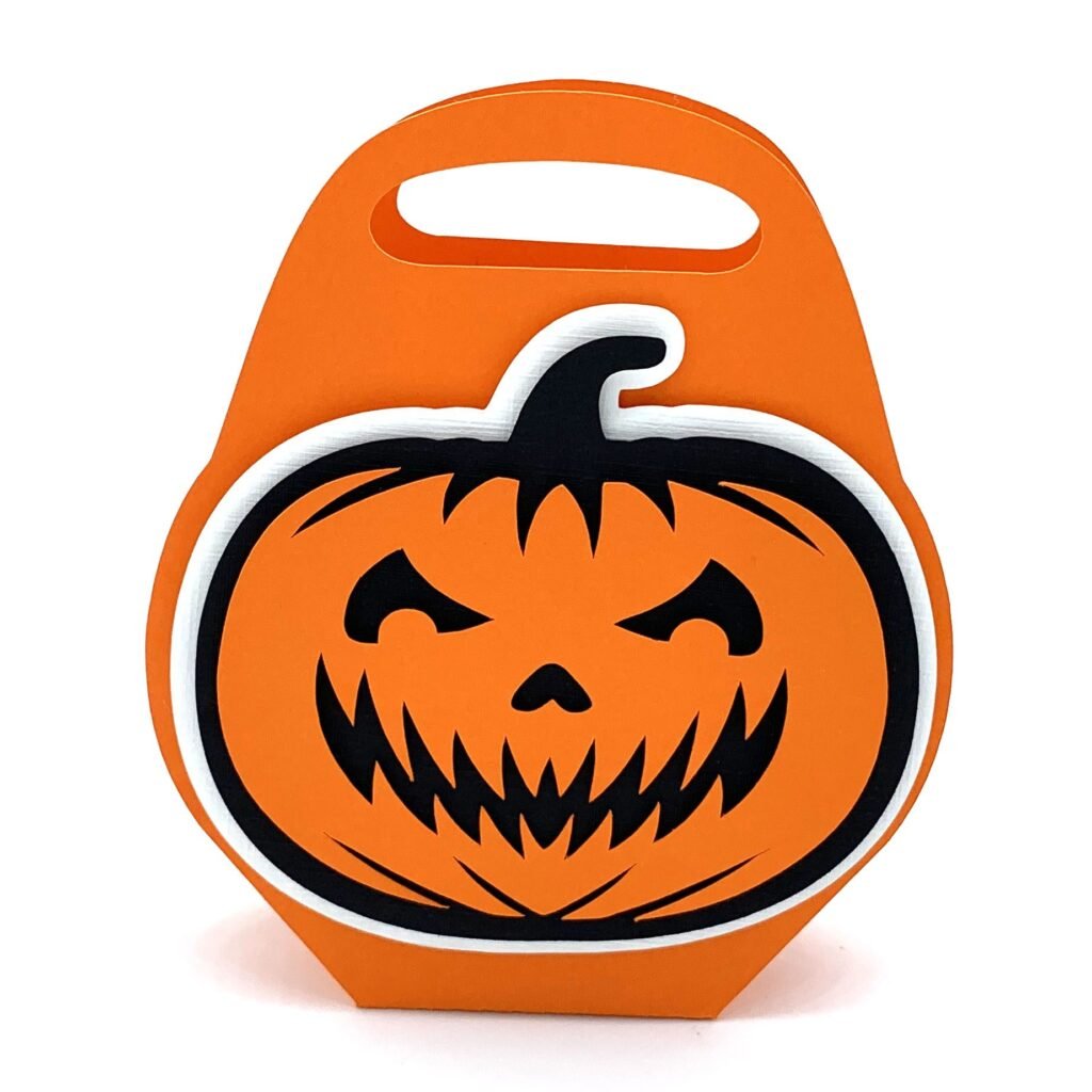 Halloween Pumpkin Bag - 3D - Arquivos de Recorte | Studio Il