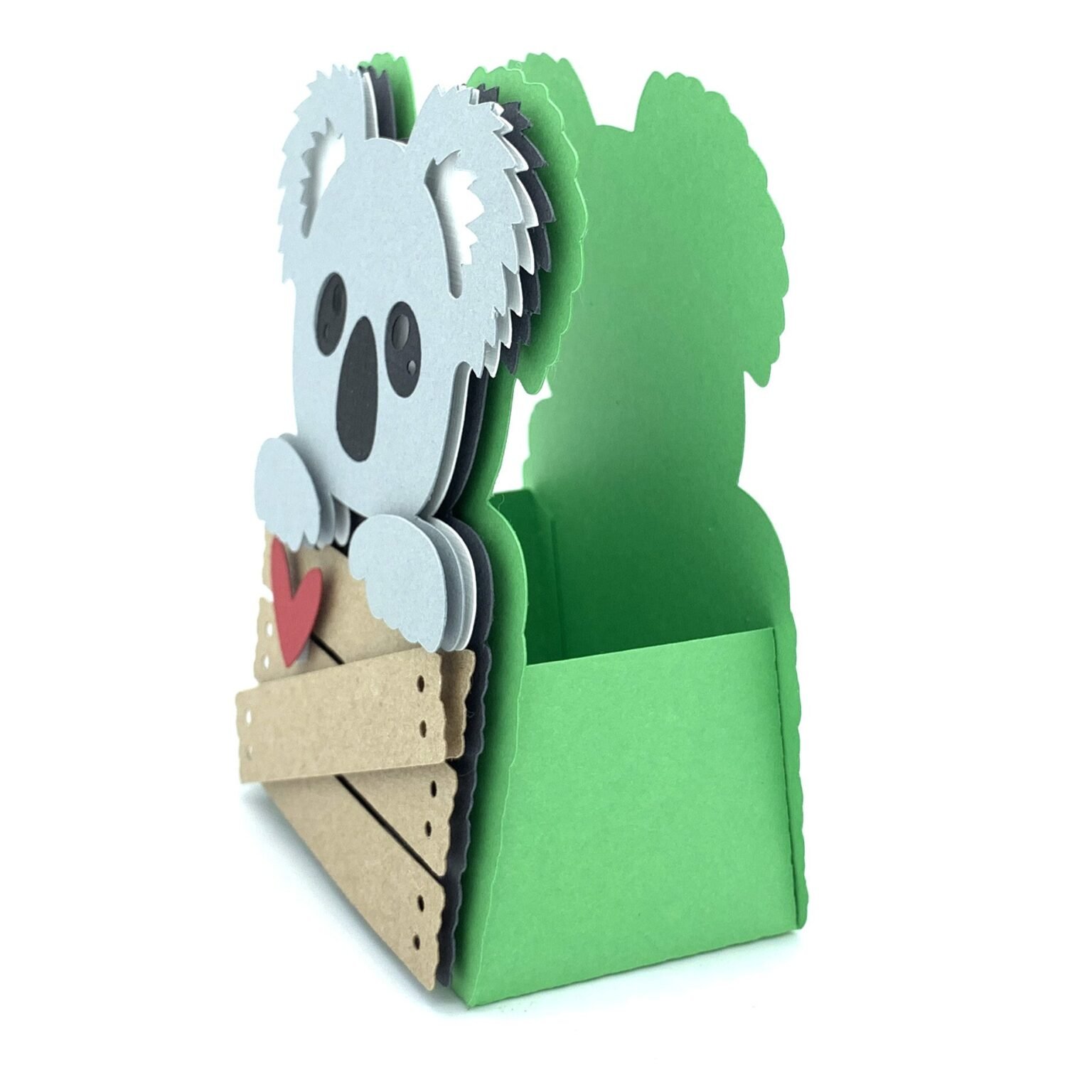 Koala in the Box - 3D - Arquivos de Recorte | Studio Ilustra