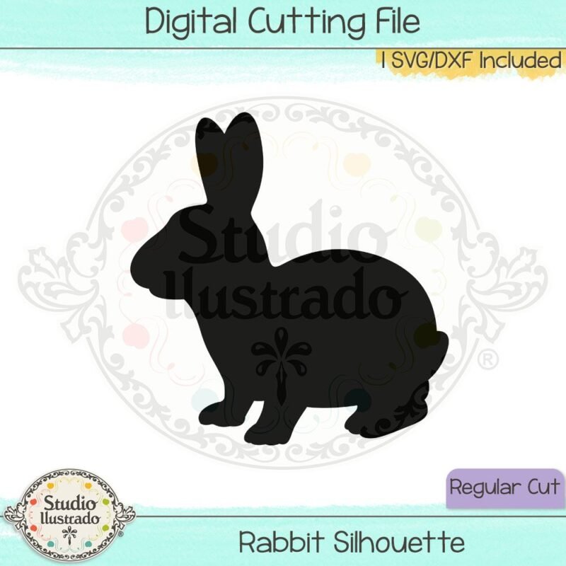 Rabbit Silhouette Studio Ilustrado