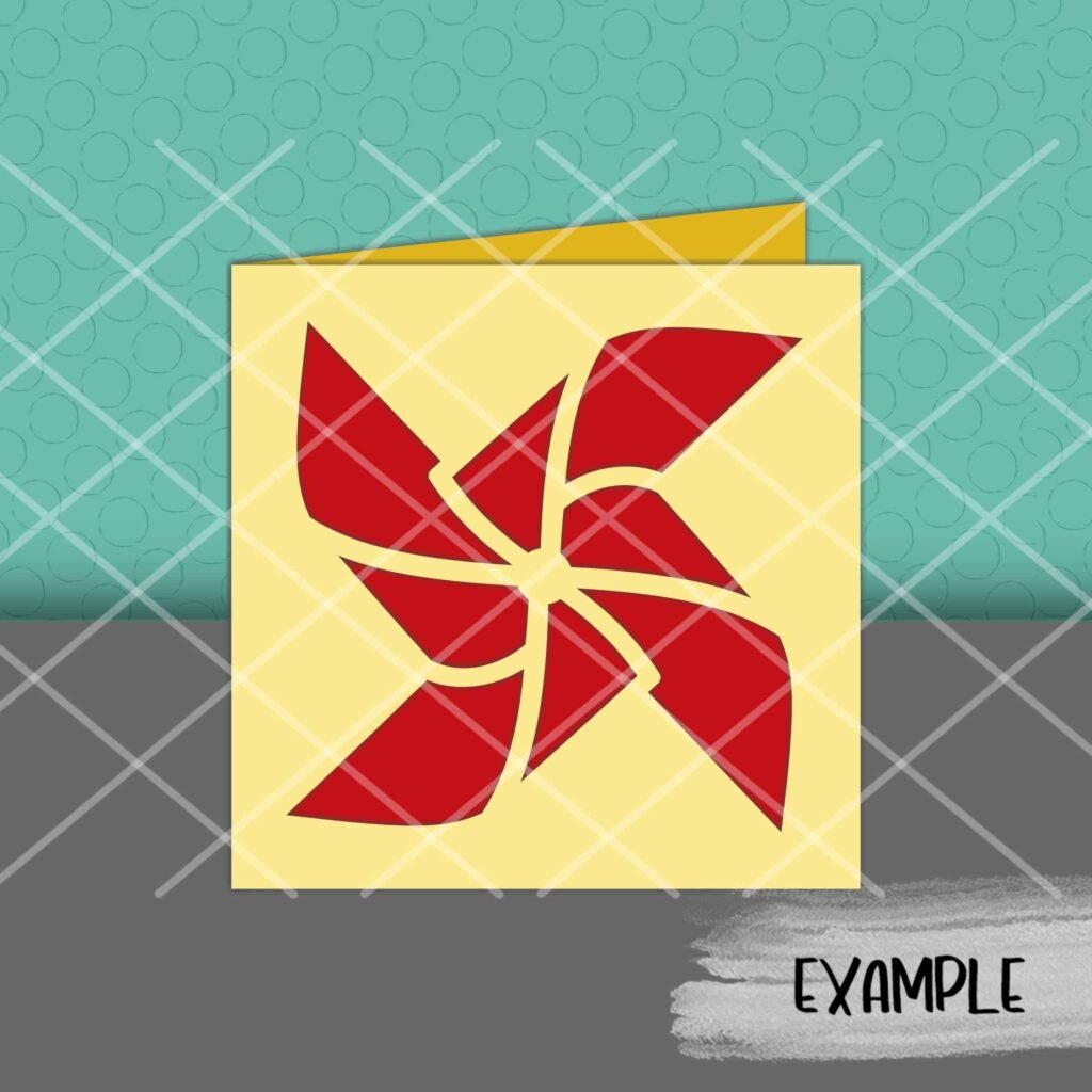 Pinwheel Card - Corte Regular - Recorte | Studio Ilustrado