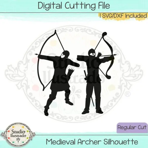 Medieval Archer Silhouette - Studio Ilustrado
