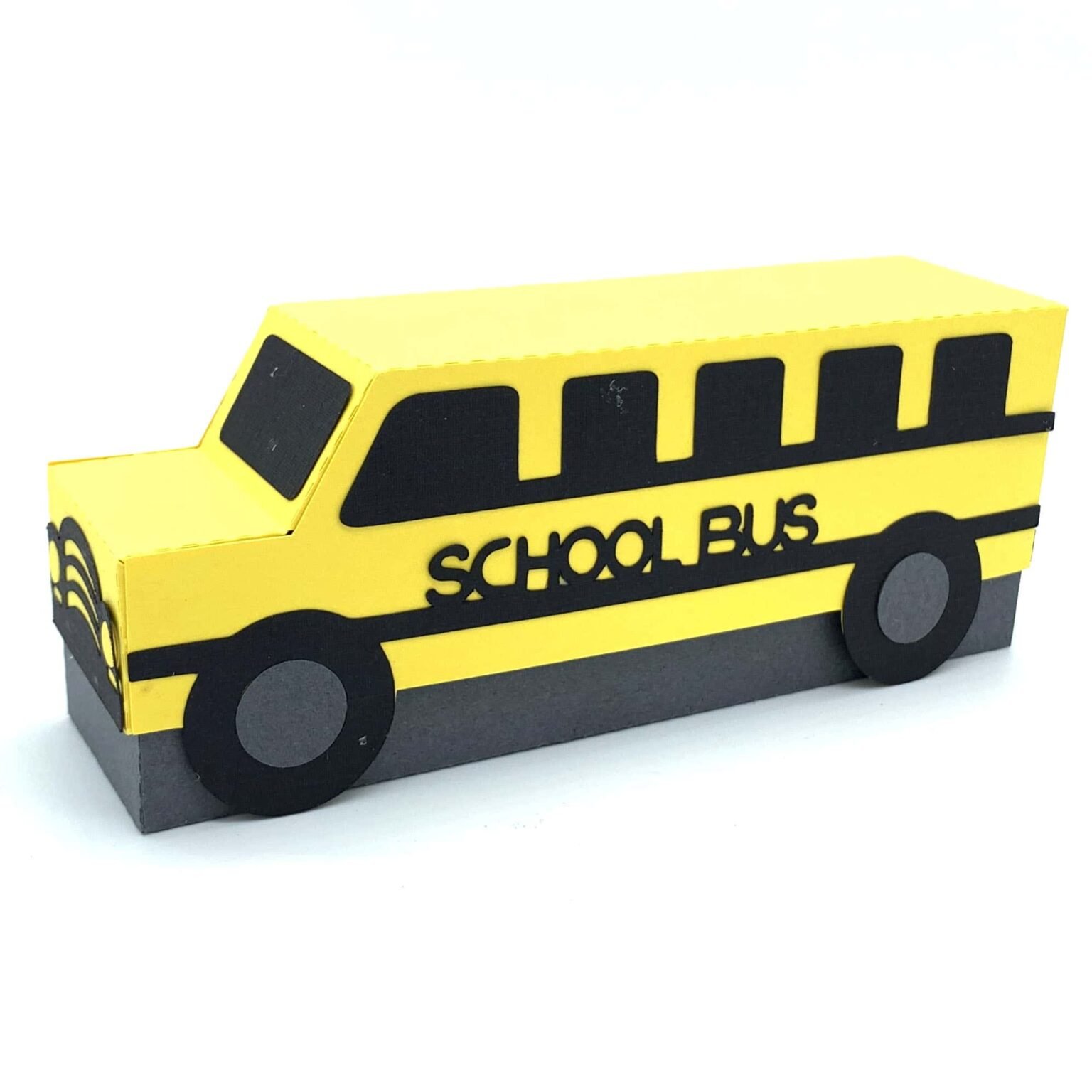 School Bus Box - 3D - Arquivos de Recorte | Studio Ilustrado